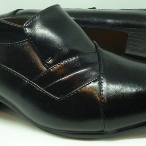 D'Italo | Shoes | Ditalo Mens Black Leather Comfort Cuban Heel | Poshmark